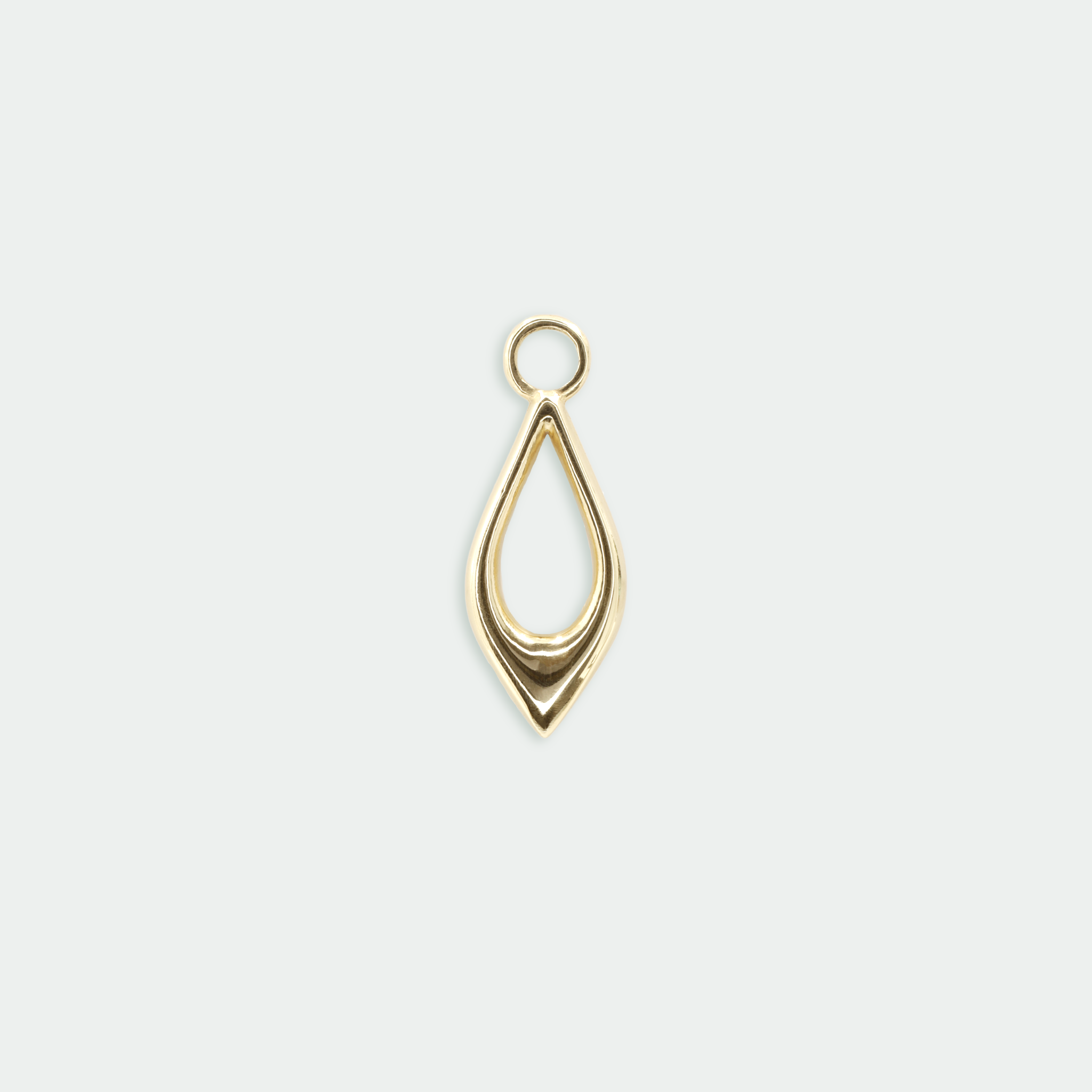 Ethical, Custom Ring-Droplet Charm in Yellow Gold | Toronto, Canada ...