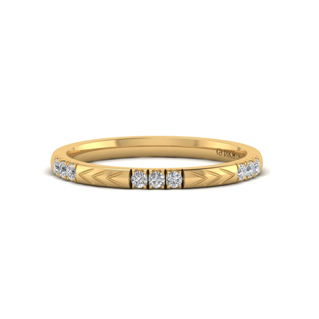 Ethical, Custom Ring-Chevron Stacker | Toronto, Canada | FTJCo Fine ...