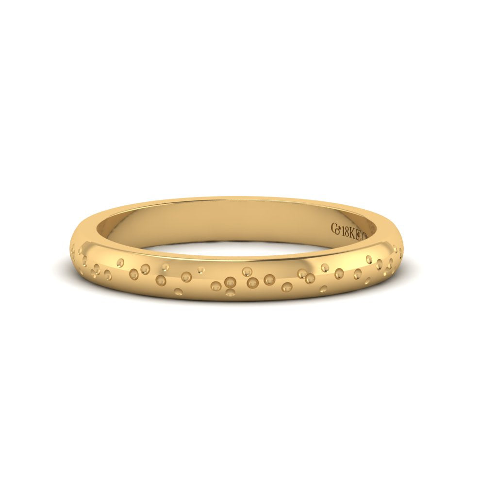 Ethical, Custom Ring-2.5 mm Dimple Band | Toronto, Canada | FTJCo Fine ...