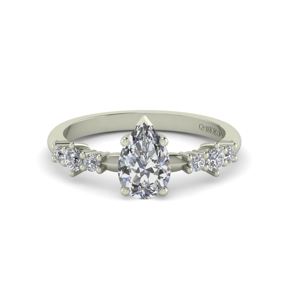 Ethical, Custom Ring-Stella Pear Cut Ring | Toronto, Canada | FTJCo ...