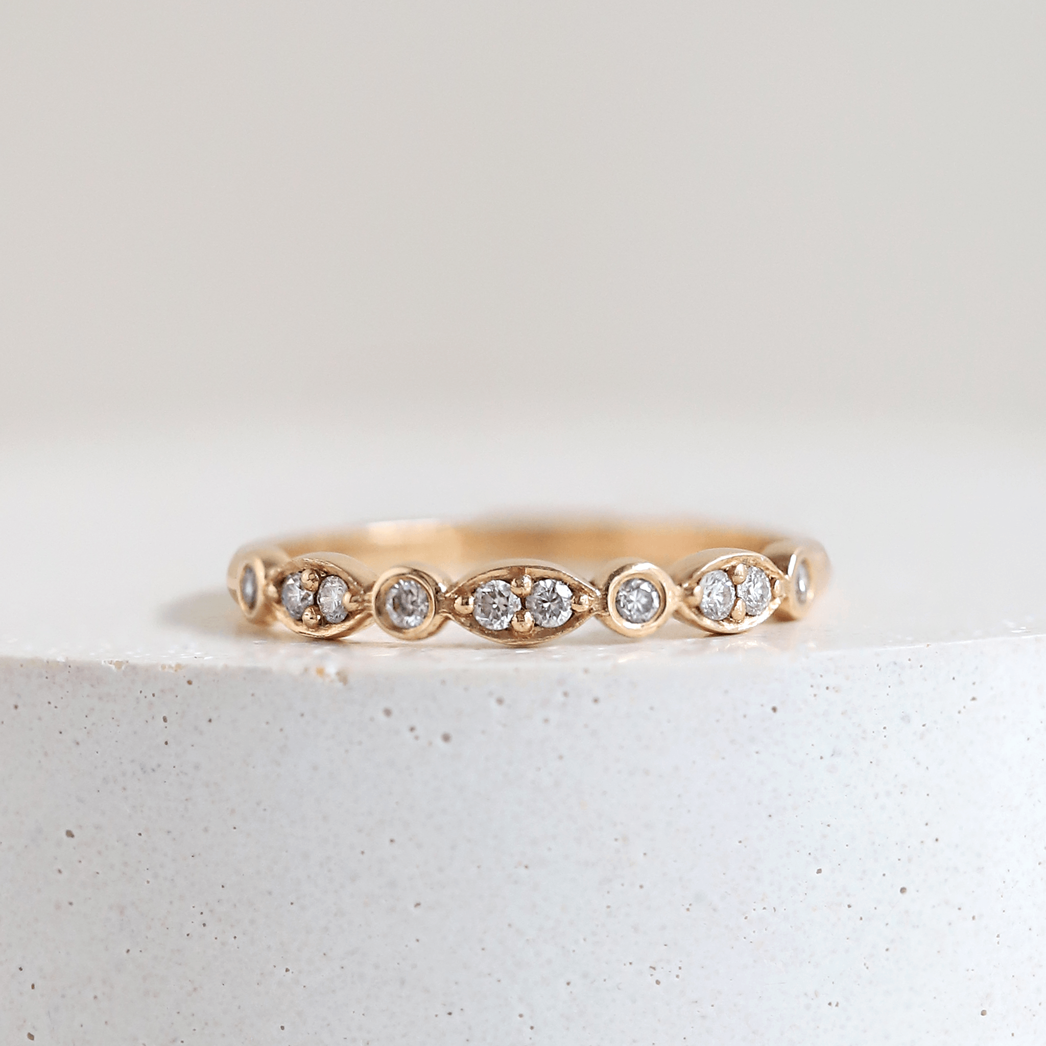 Ethical, Custom Ring-Clara Wedding Band in Rose Gold | Toronto, Canada ...
